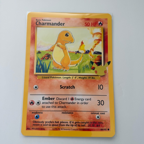 Pokemon | Toys | Charmander Pokmon Card Celebrations Jumbo Rare Hard To ...